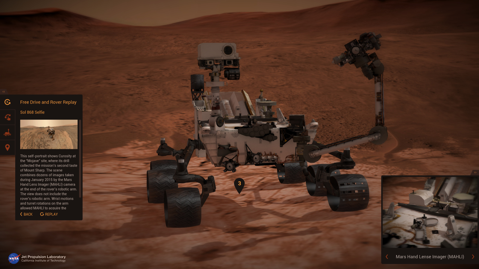 Curiosity Rover Self Portrait Hd